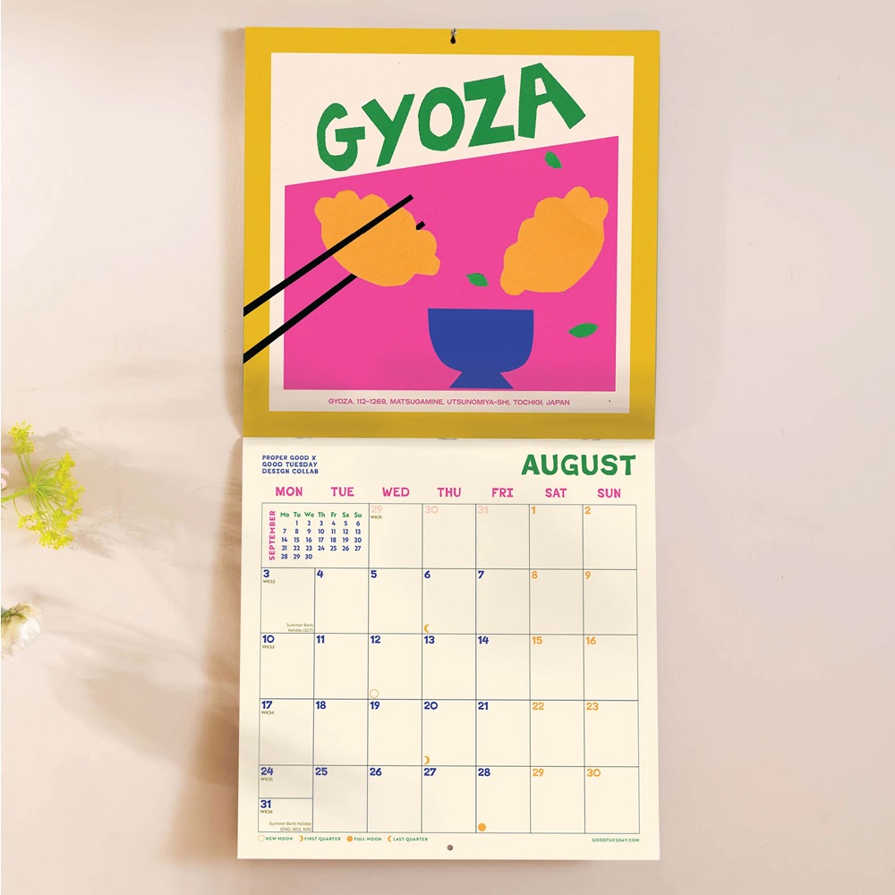 Buy the Good Tuesday x Proper Good 2026 Food Calendar