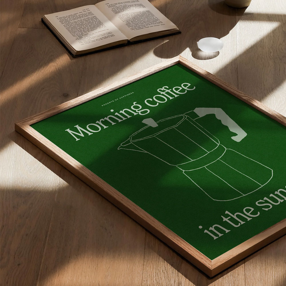 Proper Good Morning Coffee A3 Print | Utility Gift UK