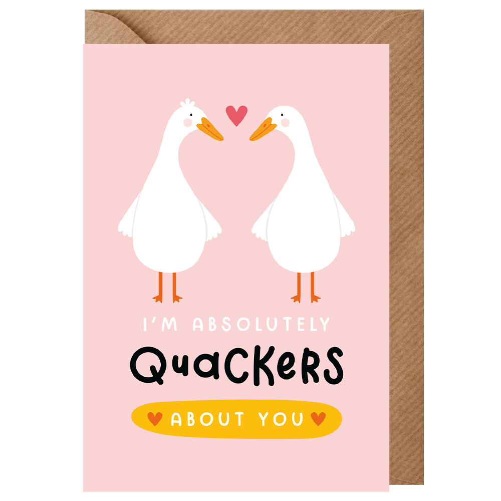 Quackers Valentines Card | Joanne Hawker