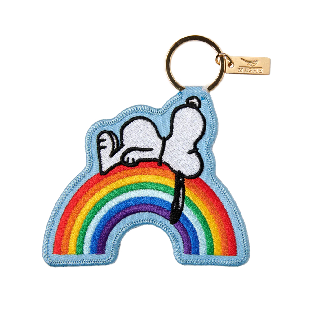 Snoopy Key Charm Rainbow | Utility Gift UK