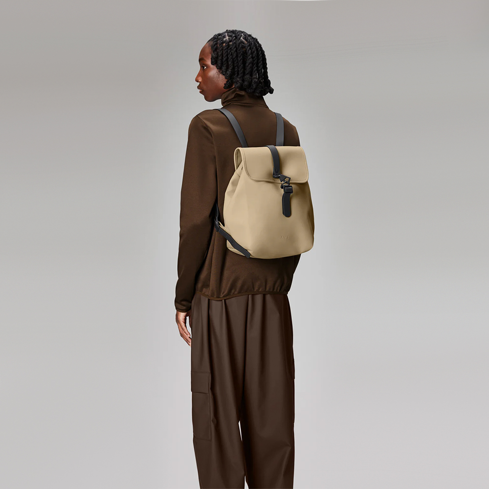 Rains Bucket Backpack - Sand | Utility Gift UK