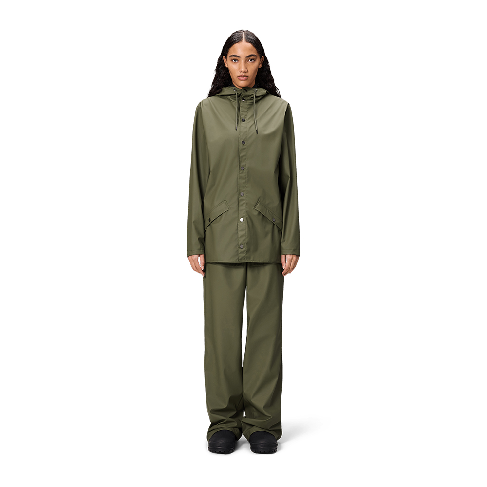 Buy the RAINS Jacket Marsh Green | Free UK Delivery