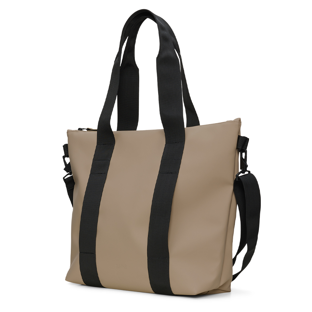 Buy the RAINS Tote Bag Mini in Beige | Free UK Delivery