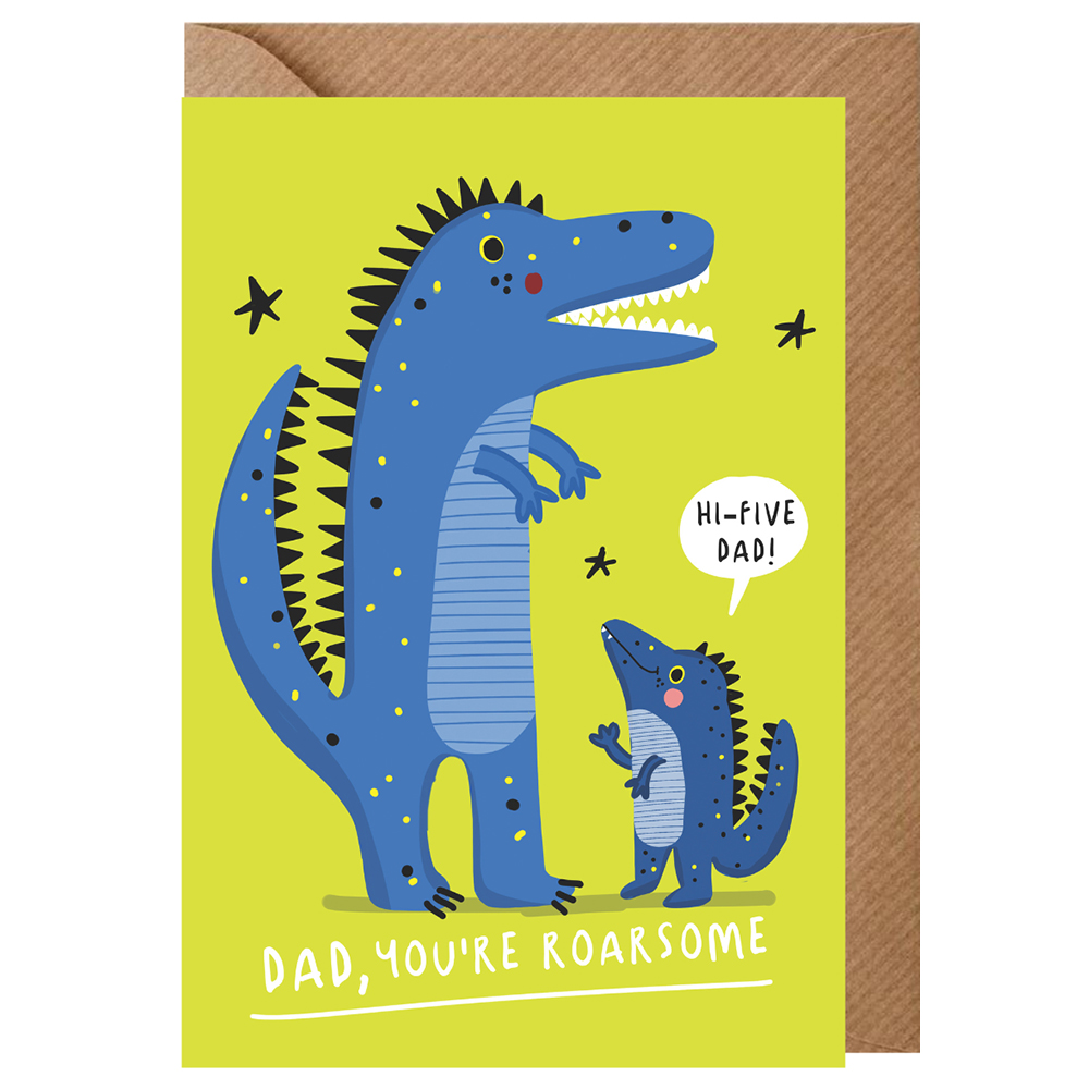 Roarsome Father's Day Card | 5 for 4 Greetings Cards