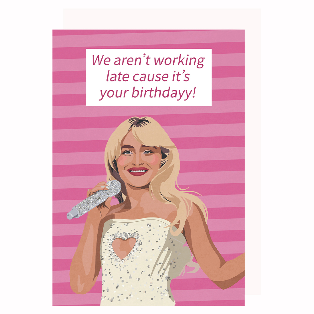 Sabrina Carpenter Birthday Card | Utility Gift UK