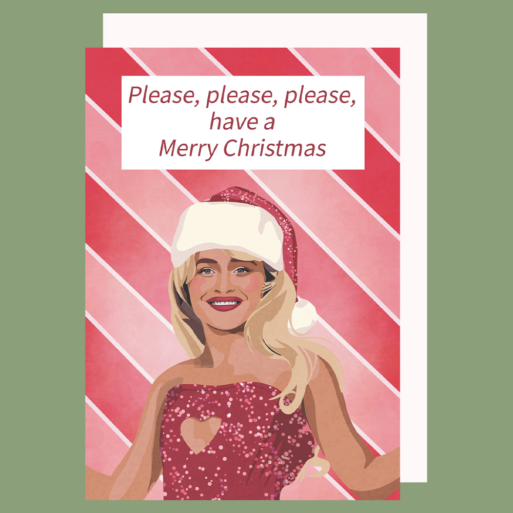 Sabrina Carpenter Christmas Card | Utility Gift UK