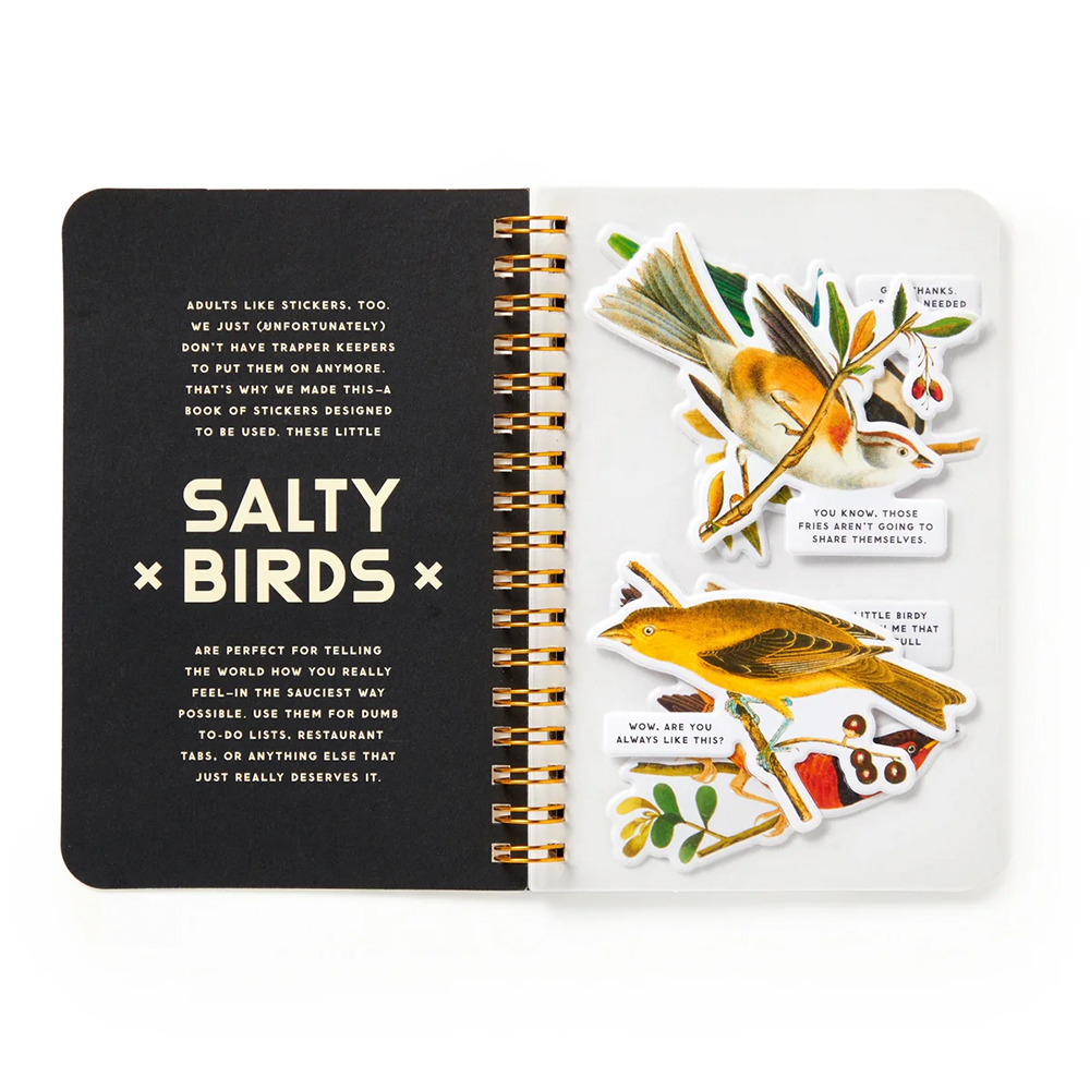 Salty Birds Sticker Book by Brass Monkey | Utility Gift UK