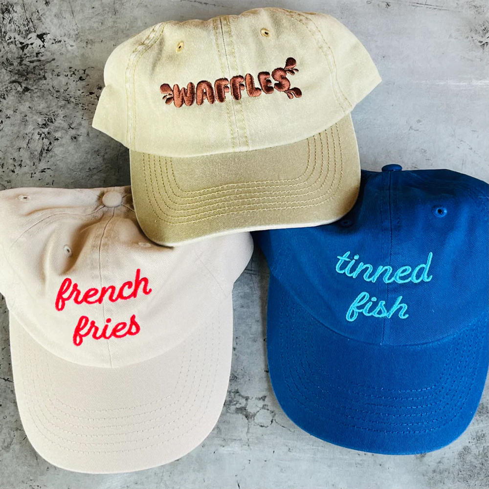 Buy the Silver Spider Dad Cap French Fries | USA Designed