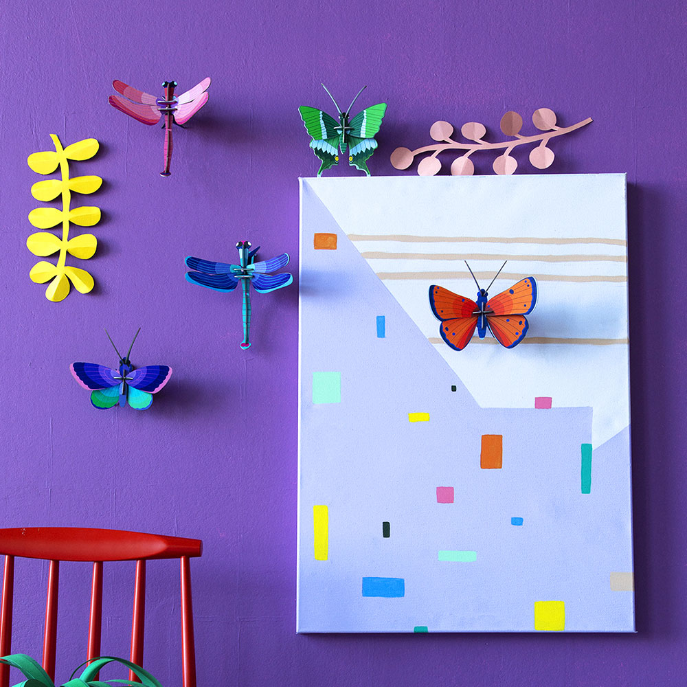 3D Sapphire Dragonfly, Studio Roof | Utility Gift UK