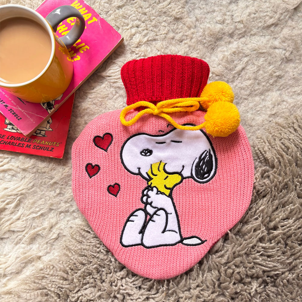 House Of Disaster Peanuts Snoopy Love Hot Water Bottle