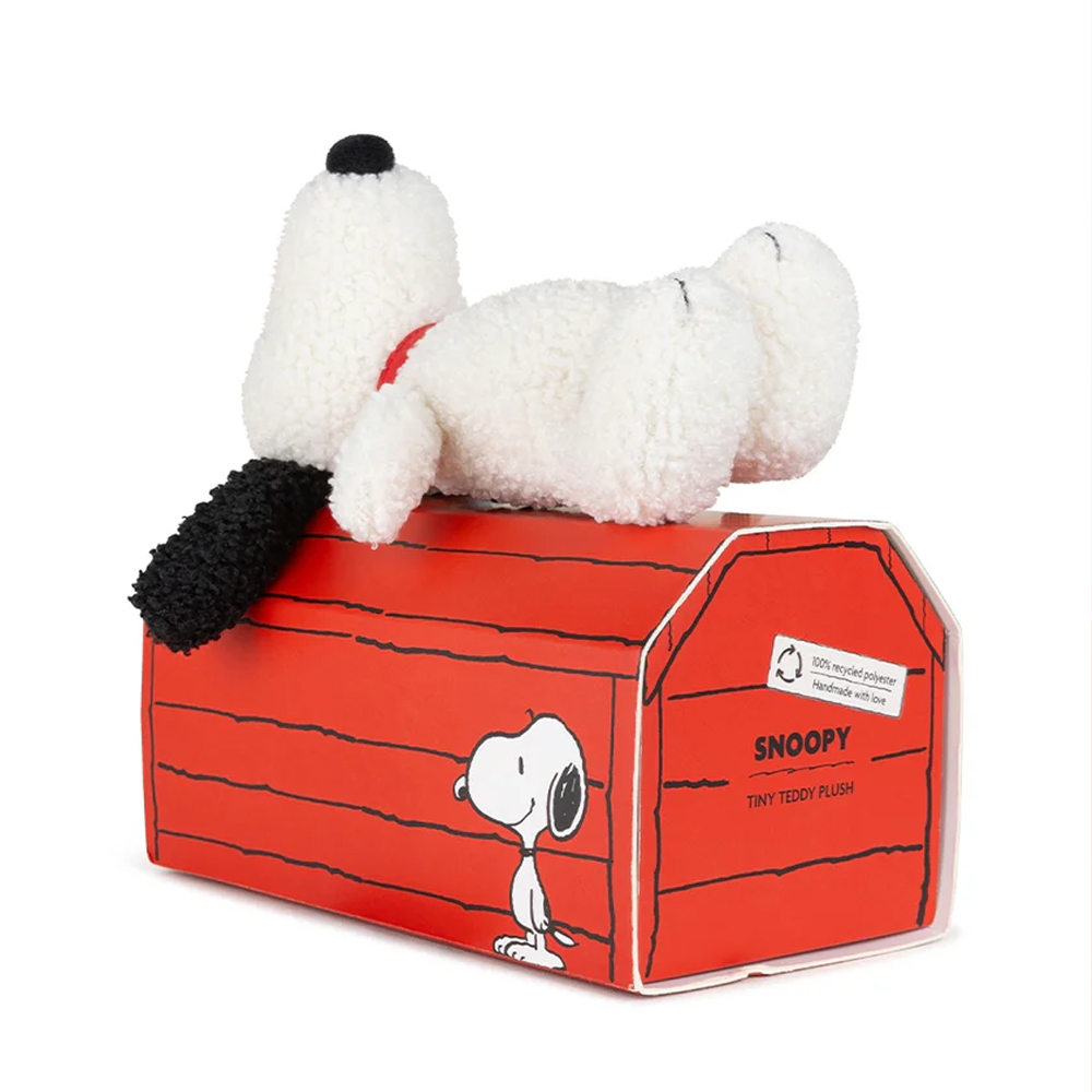 Buy the Snoopy Tiny Teddy House Giftbox | Bon Ton Toys X Peanuts