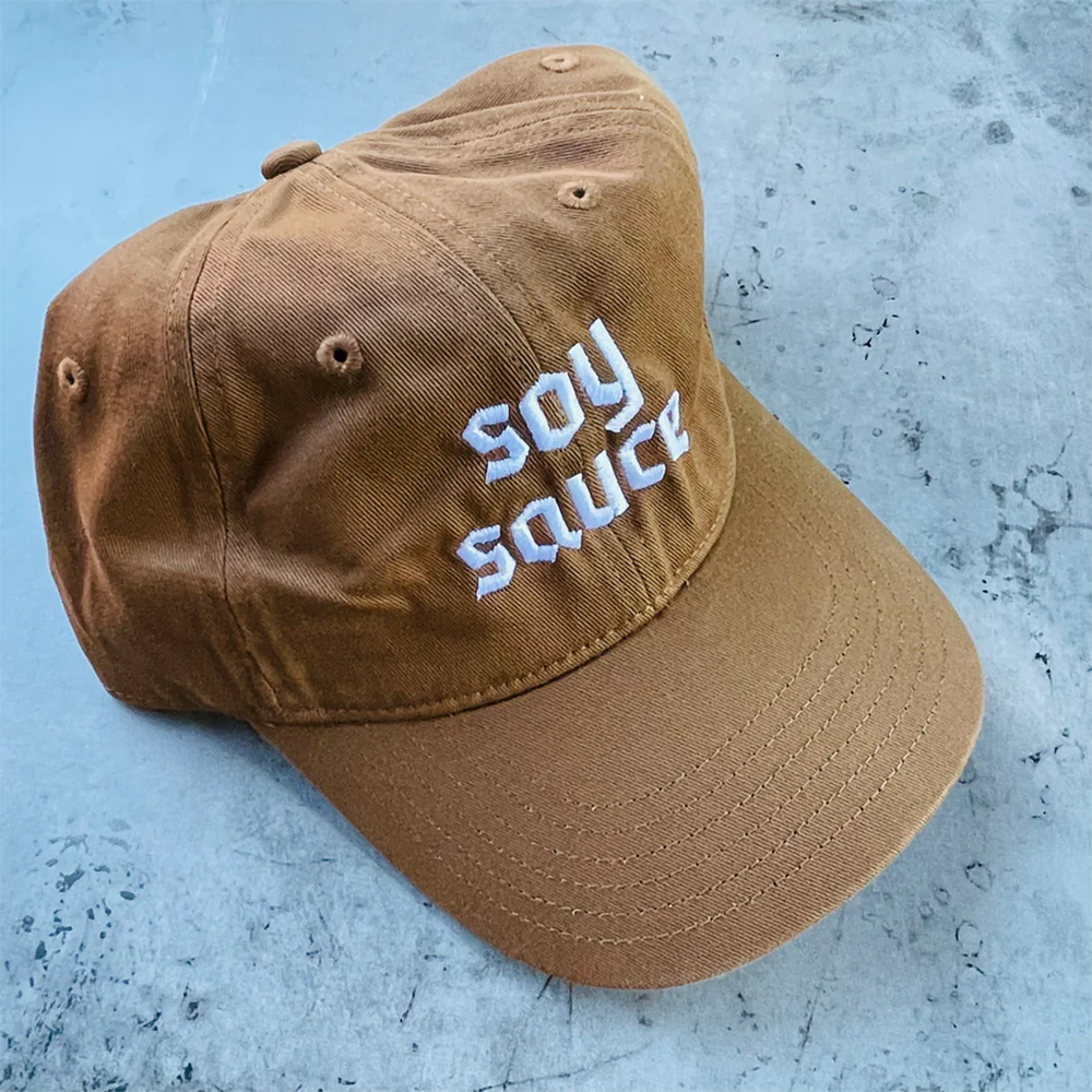 Silver Spider Dad Cap - Soy Sauce | Utility Gift UK