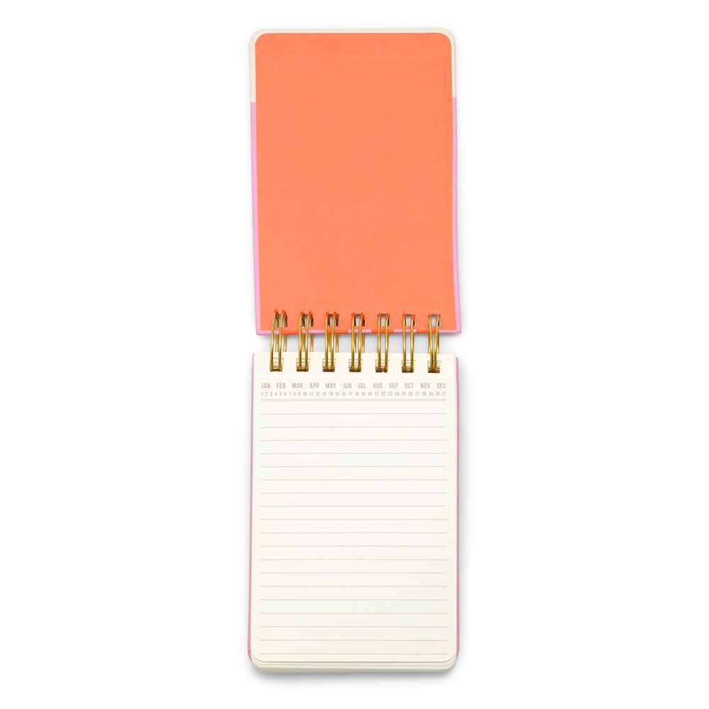 DesignWorks Ink Twin Wire Notepad - Stripes | Utility Gift UK