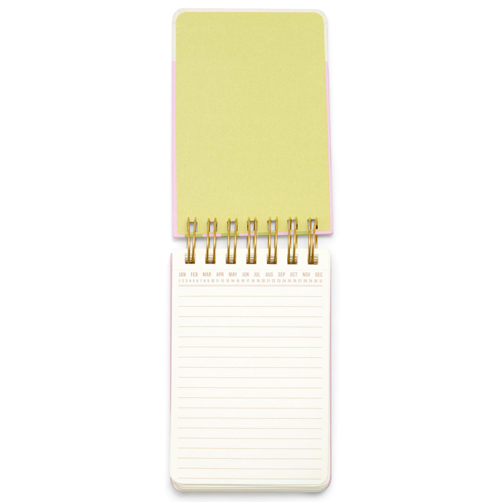 DesignWorks Ink Twin Wire Notepad - Wavy Stripes | Utility Gift UK