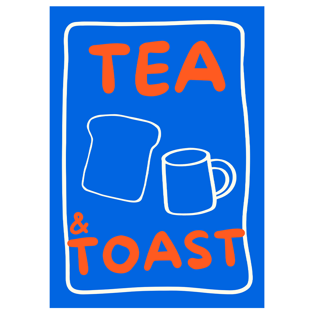 Buy the Utility Tea & Toast Print | Original Design