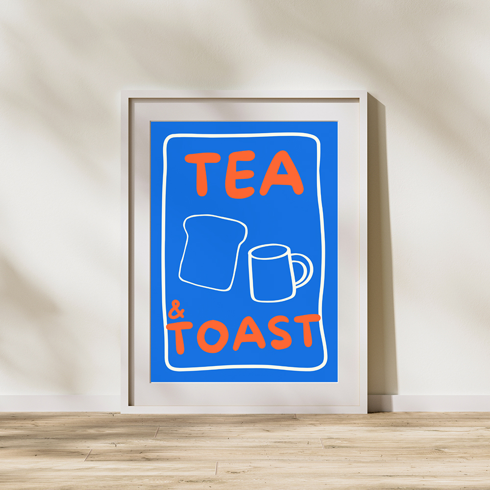 Buy the Utility Tea & Toast Print | Original Design
