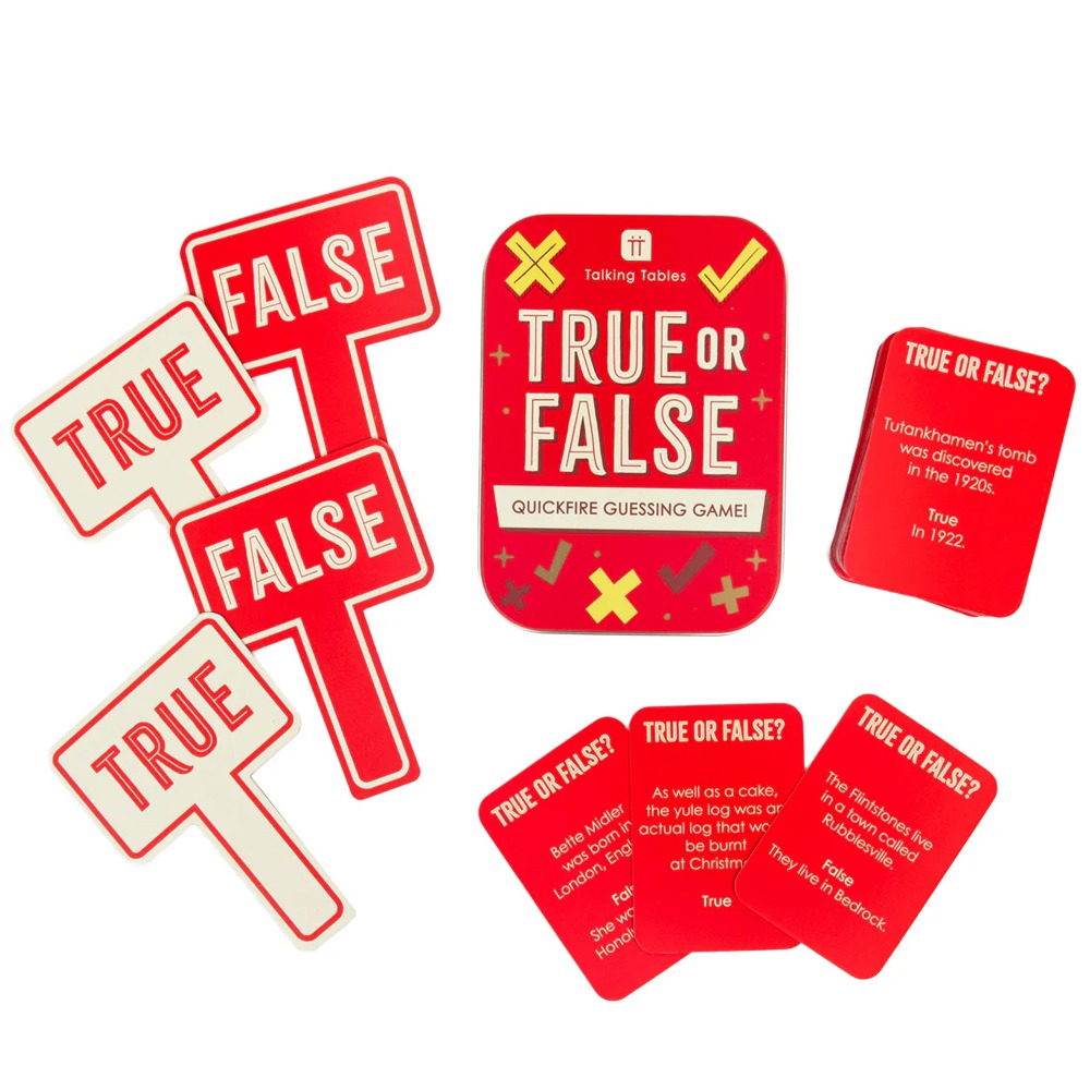 Buy the True or False Game in a Tin | Talking Tables Games