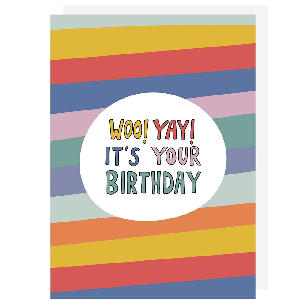 Woo! Yay! Birthday Card | Utility Gift UK