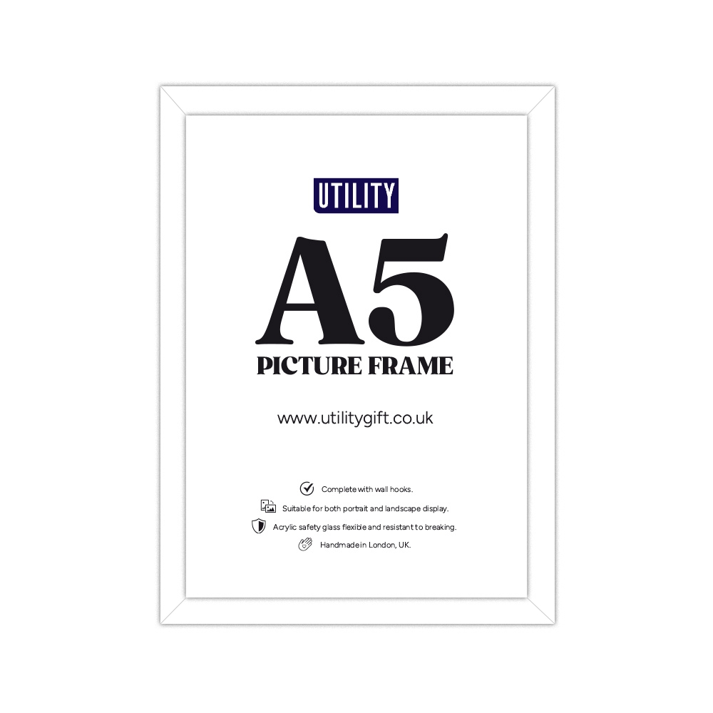 Buy the A5 Picture Frame White | Made in the UK