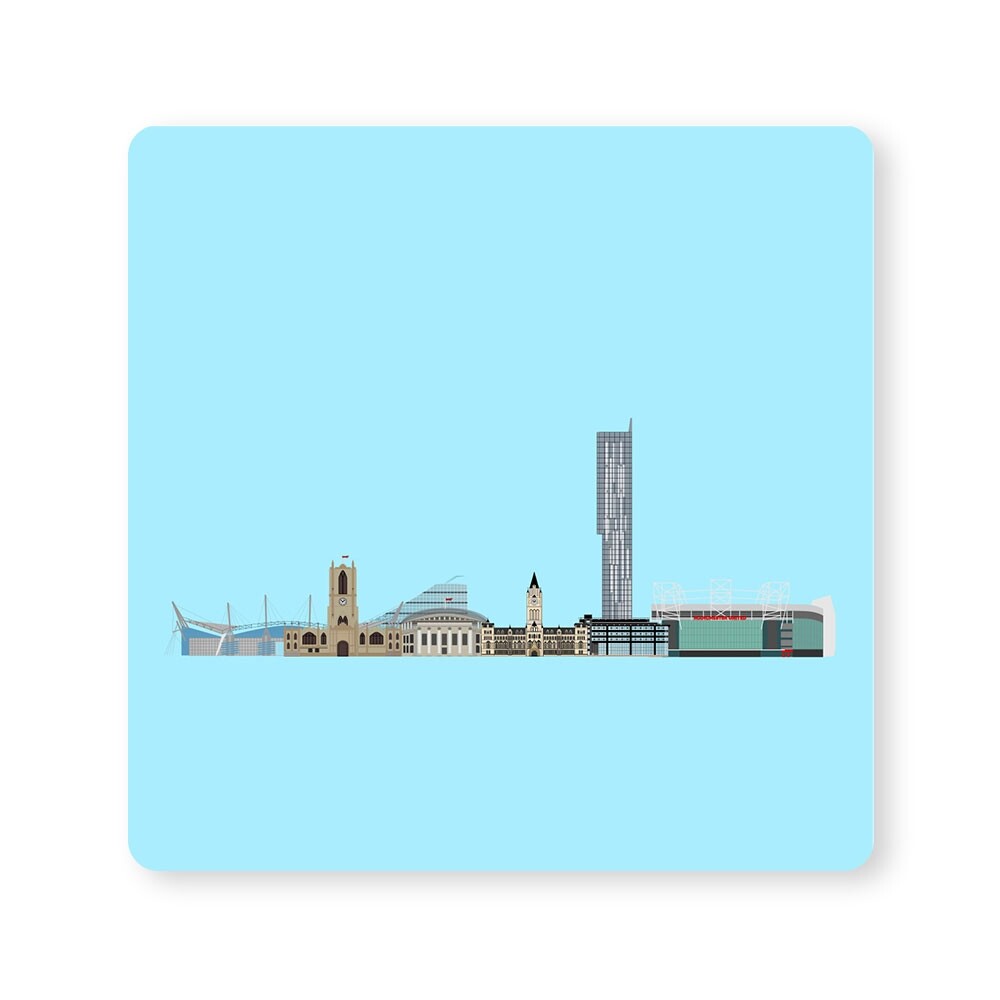 Utility Coaster - Manchester Skyline | Utility Gift UK