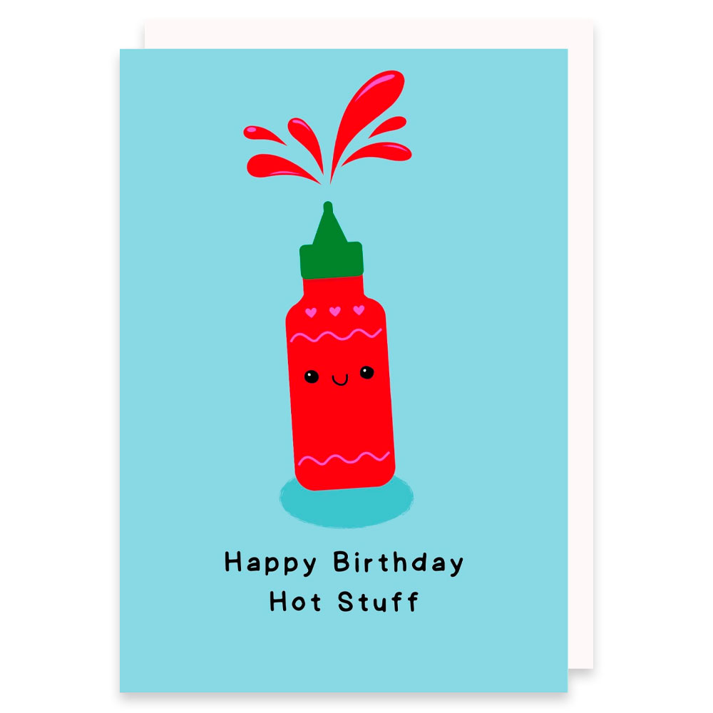 Happy Birthday Hot Stuff Card | Utility Gift UK