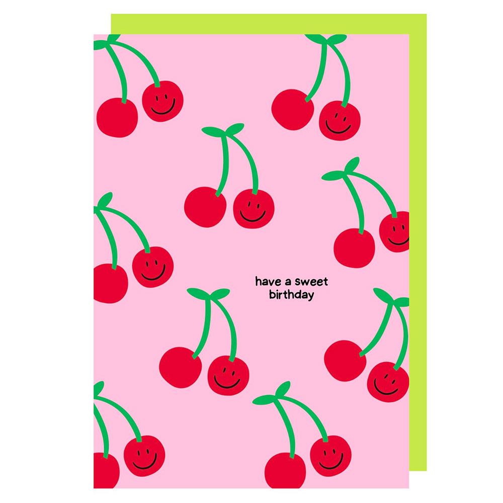 Birthday Cherries Card | Utility Gift UK