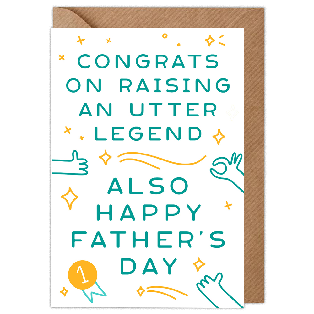 Utter Legend Father's Day Card | 5 for 4 Greetings Cards