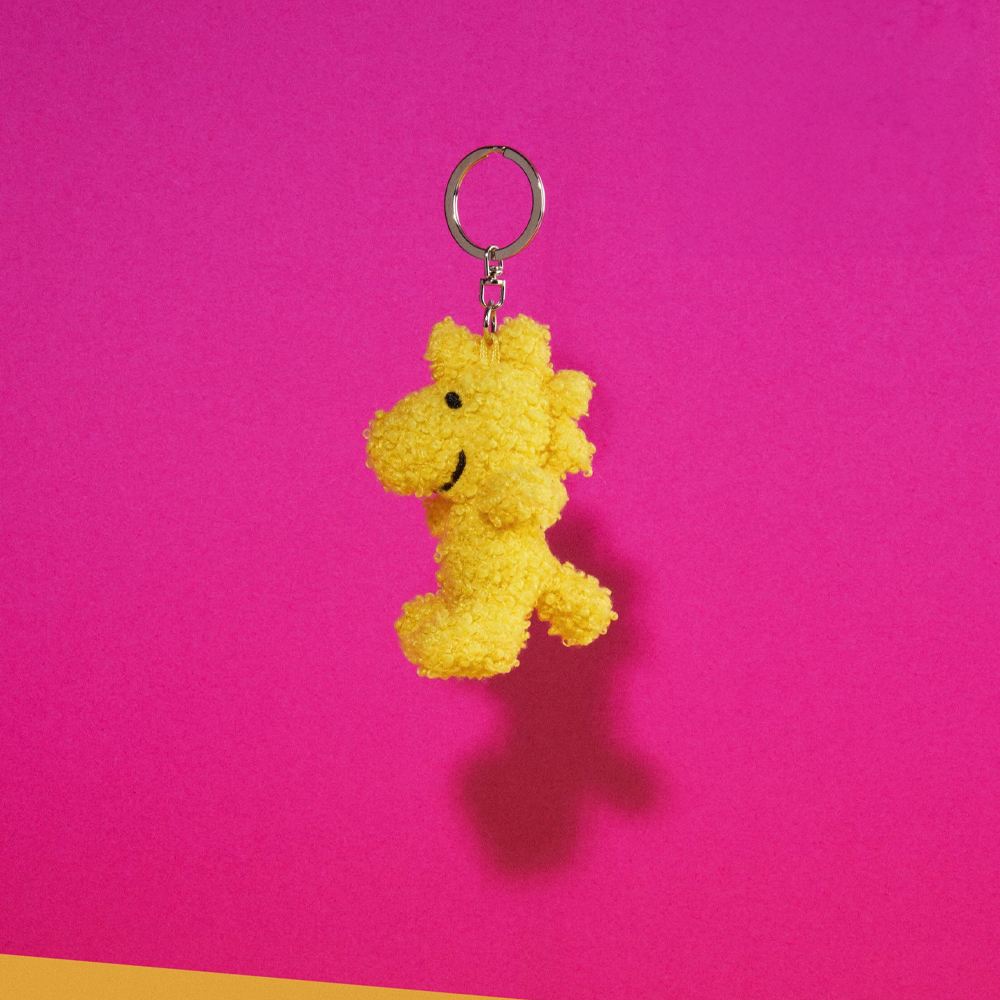 Buy the Woodstock Tiny Teddy Keyring | BonTon Toys X Peanuts