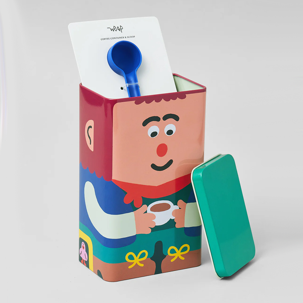 Buy the Wrap Coffee Tin - Lil Guy | Unique Artist Design