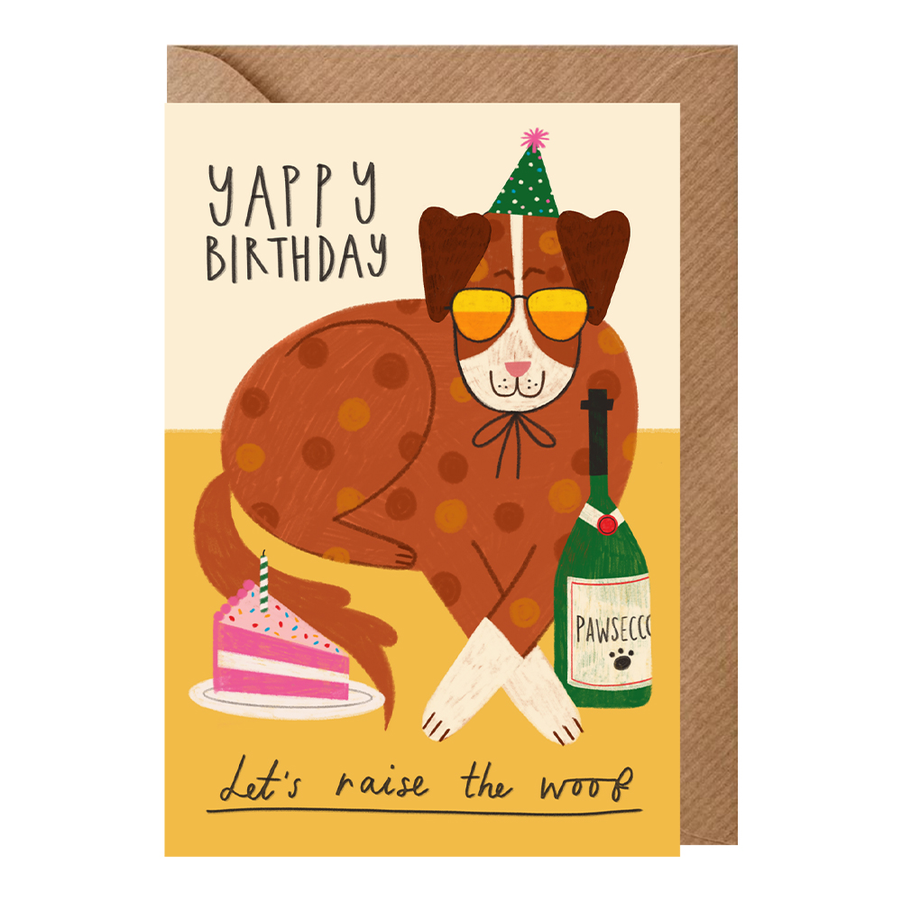 Yappy Birthday Card | The London Studio x Utility